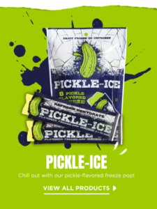 Van Holten's Pickle-in-a-Pouch, Pickle-Ice, Pickleback